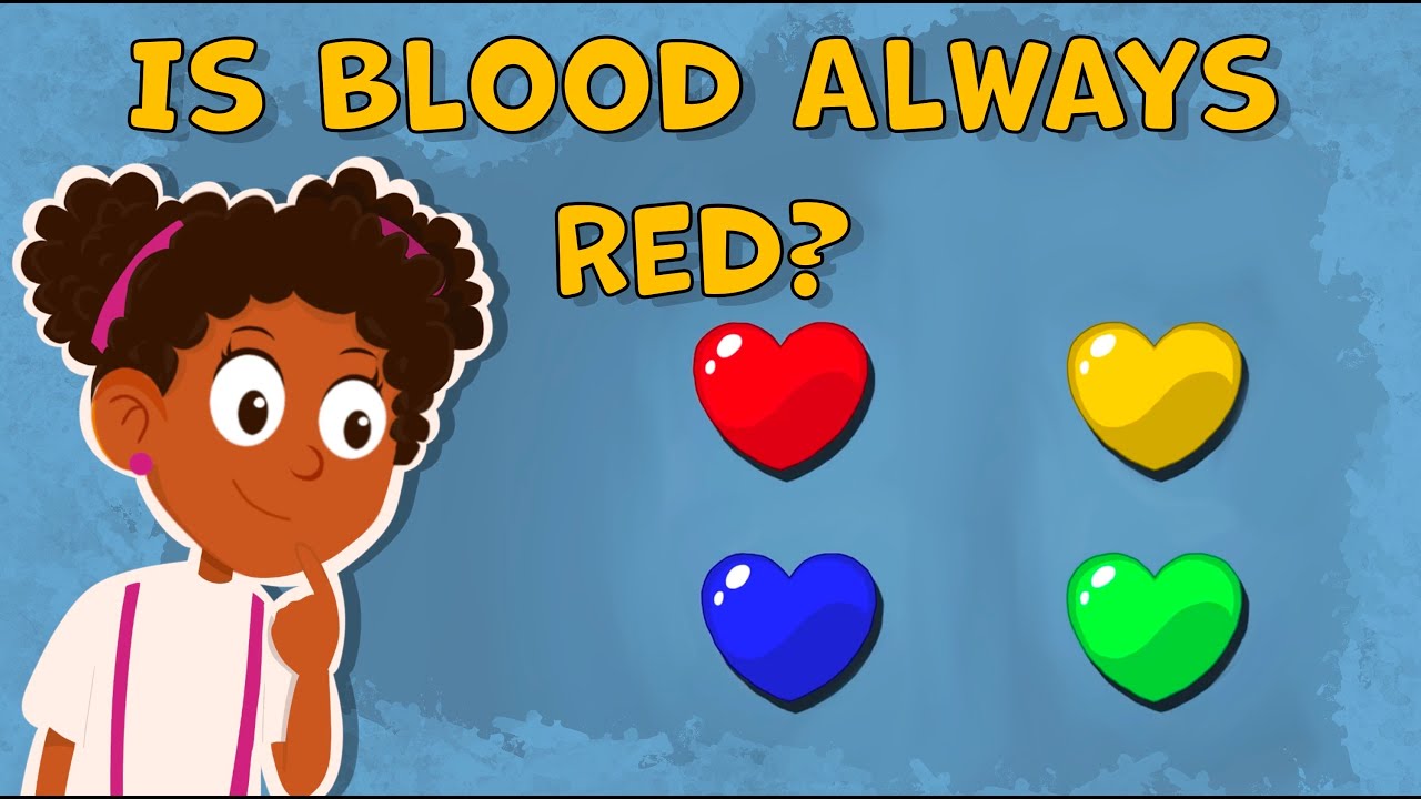 I Wonder Is Blood Always Red | Different Colours of Blood | Fun Facts about Blood | Biology for Kids