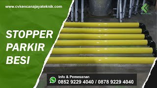 Jual Stopper Parkir Besi - Wheel Stopper Bogor | Kencana Jaya Teknik Bogor