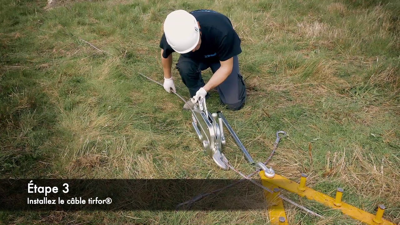 Tirfor TU16 demonstration video FR