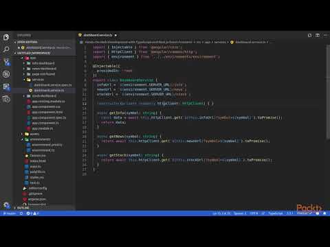 Learn Hands On Web Development with TypeScript and Nest js Add services in the Front end ...