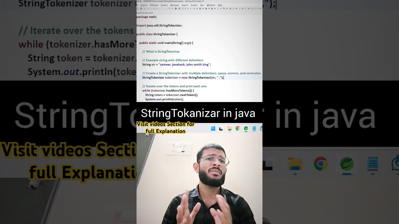 StringTokenizar in java | java | java8
