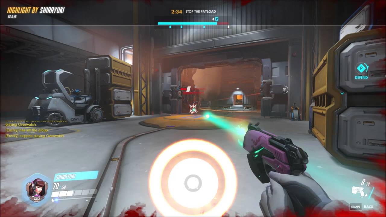 D.va no mech Double kill