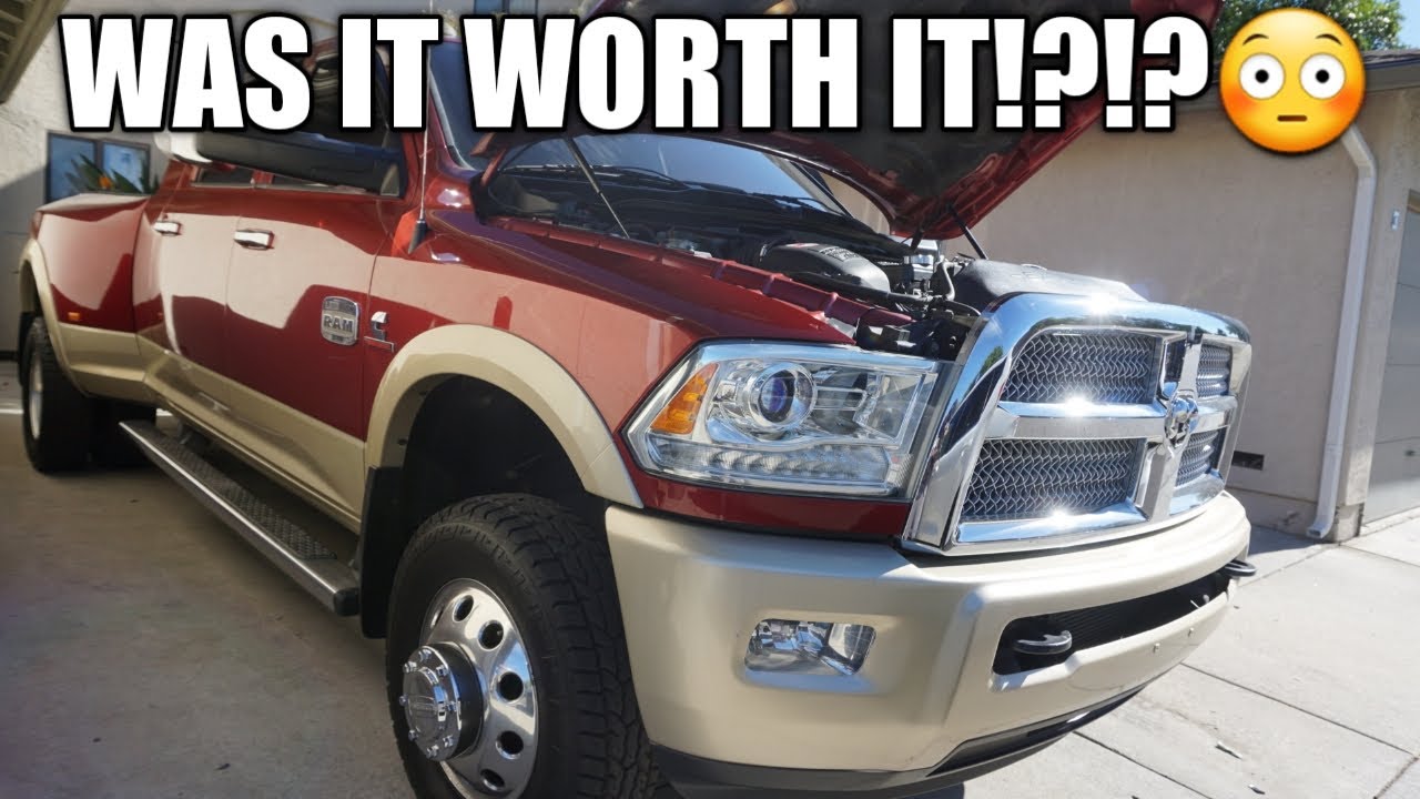 1 YEAR REVIEW DIRTY DIESEL CUSTOM TUNES ON MY 6.7 CUMMINS!!