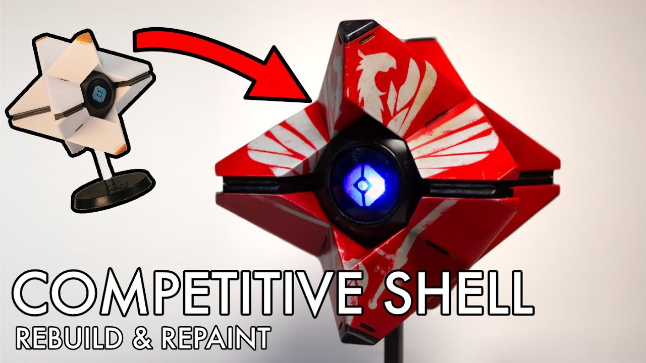 Repainting and adding Lights to the Competitive Shell Ghost from Destiny 2
