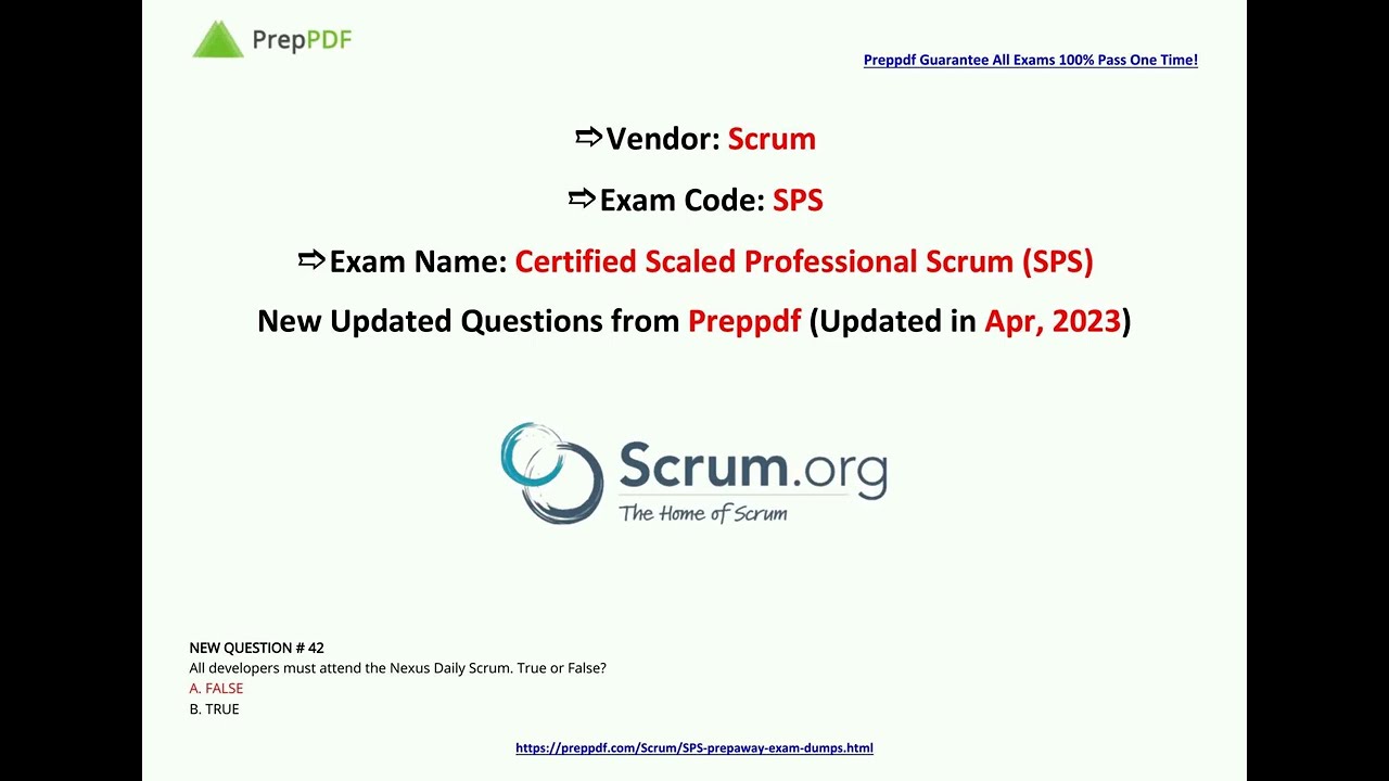 [Apr, 2023] Preppdf SPS PDF Dumps and SPS Exam Questions (Q42-Q57)