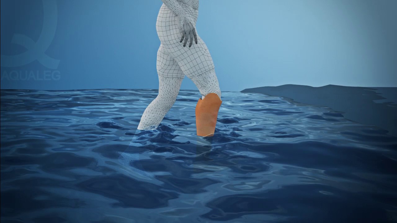 Waterproof Prosthetic Covers from Aqualeg