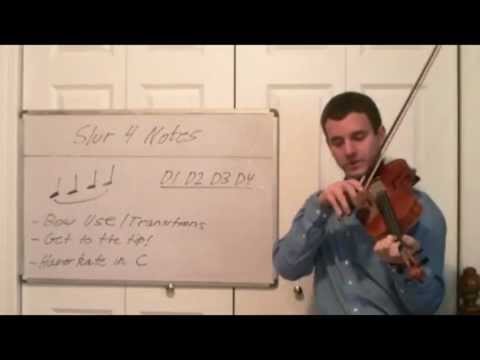 Slur Four Notes on Violin - Tips and Tricks for Violin Articulation