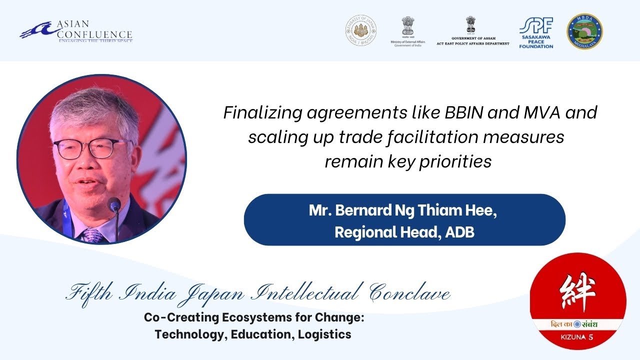 Mr. Bernard Ng Thiam Hee, Regional Head, ADB on trade facilitation measures