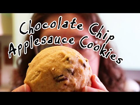 Chocolate Chip Applesauce Cookies