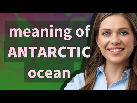 Antarctic ocean | meaning of Antarctic ocean