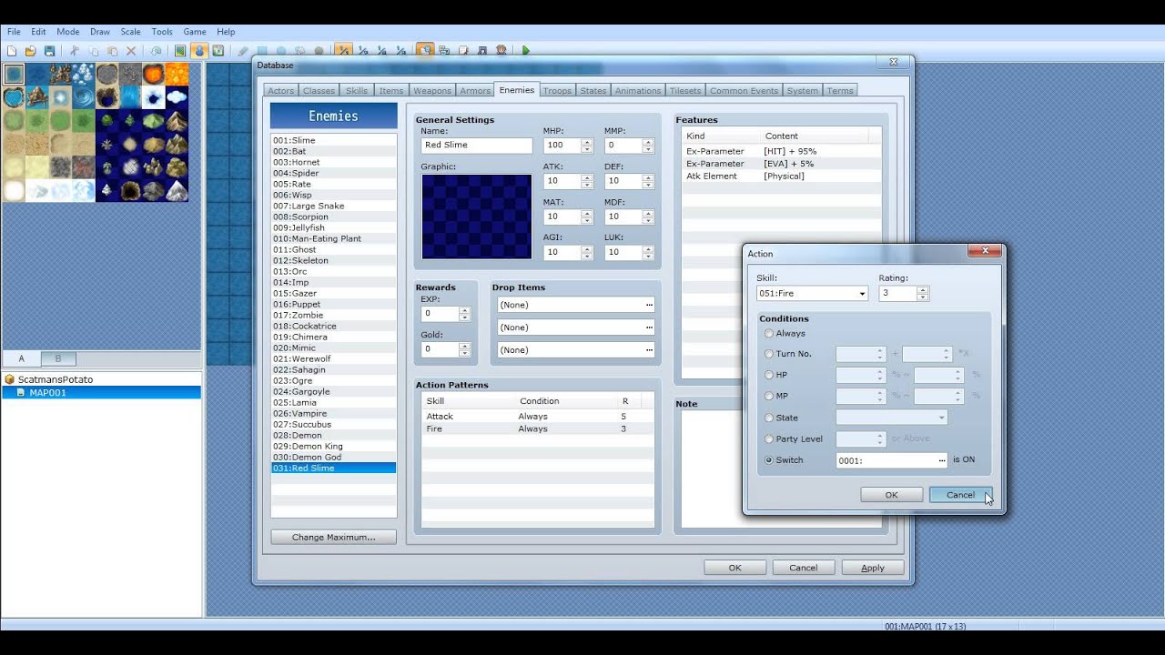 RPG Maker VX Ace Tutorials - (SE02 E6) - Enemies and Troops
