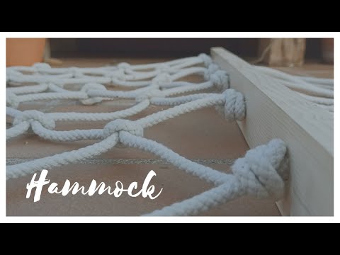 Easy macrame hammock