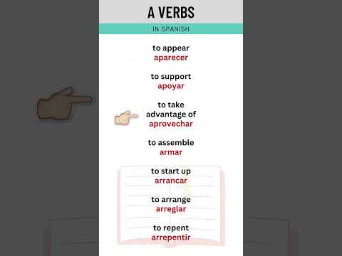 Learn Spanish Verbs - Verbs in Spanish