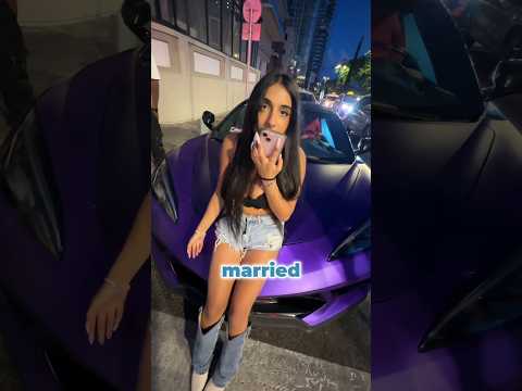 She Change Her Mind In Seconds 😆 #golddigger #viral #corvette #automobile #eidansanker #supercar