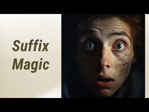 Turning Verbs into Adjectives: The Magic of Suffixes