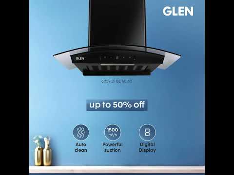 Your Kitchen’s Smartest Upgrade! Glen BLDC Chimney with Heat Sensors | Up to 60% OFF