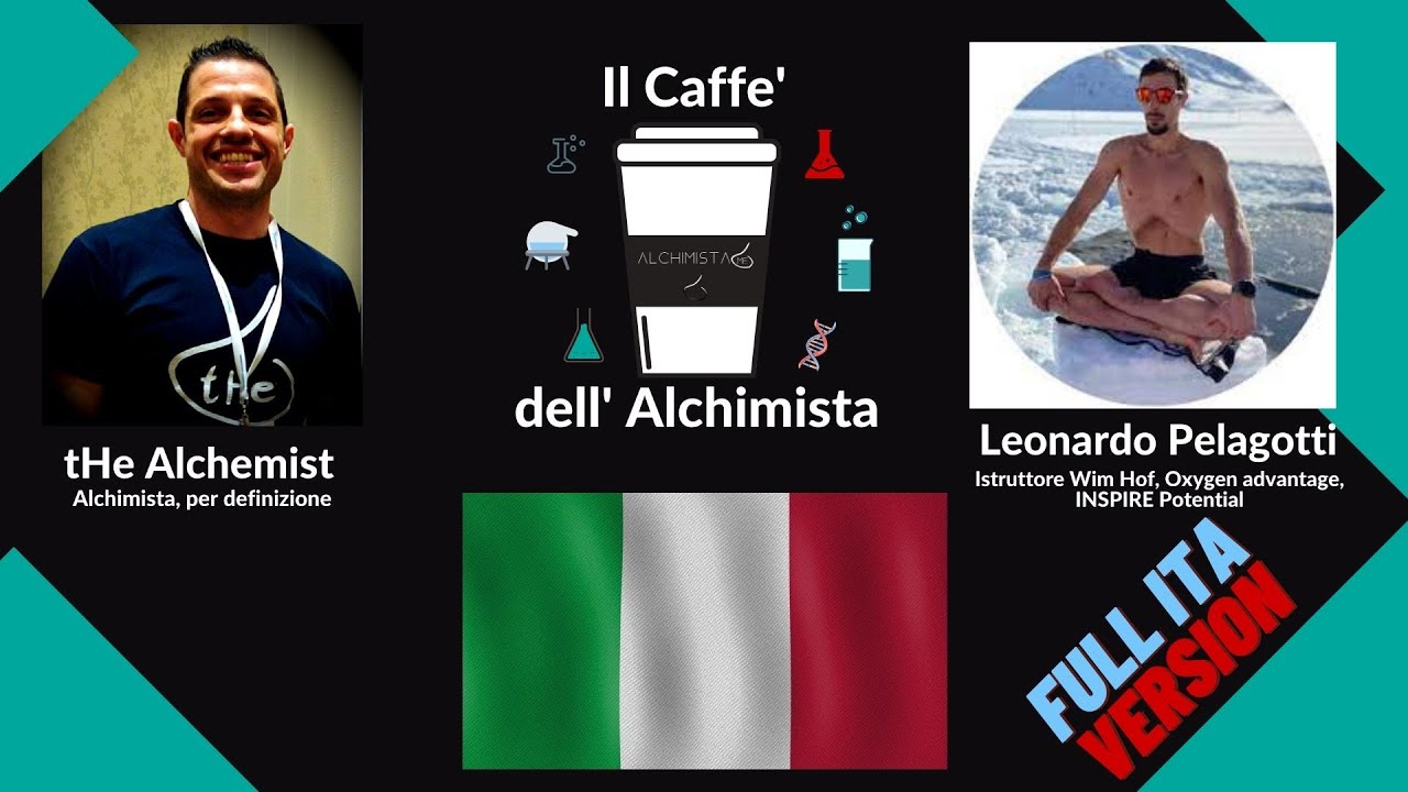 [ITA] ☕ Il Caffe' Dell' Alchimista ⚗️  Leonardo Pelagotti, Inspire Potential, Breathwork, Wim Hof