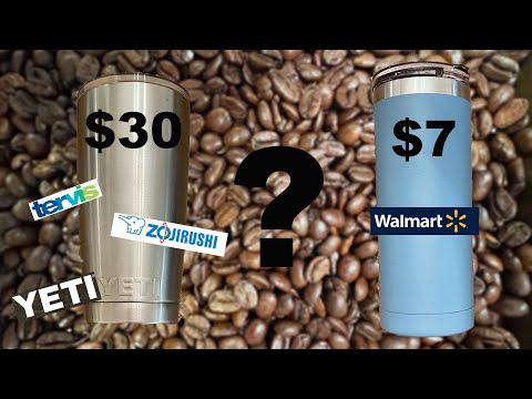 Is more expensive better? The Ultimate Coffee Mug Battle! Yeti vs Tervis vs Zojirushi vs Wal-Mart.