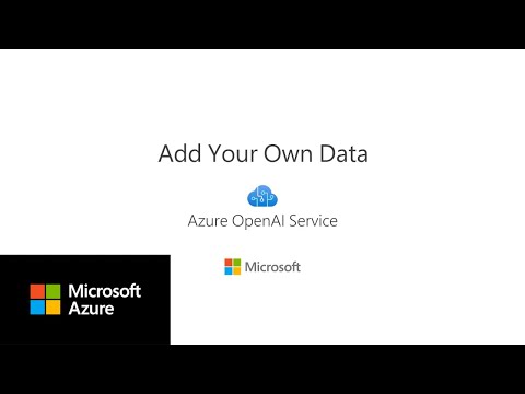 New easy way to add your data to Azure OpenAI Service