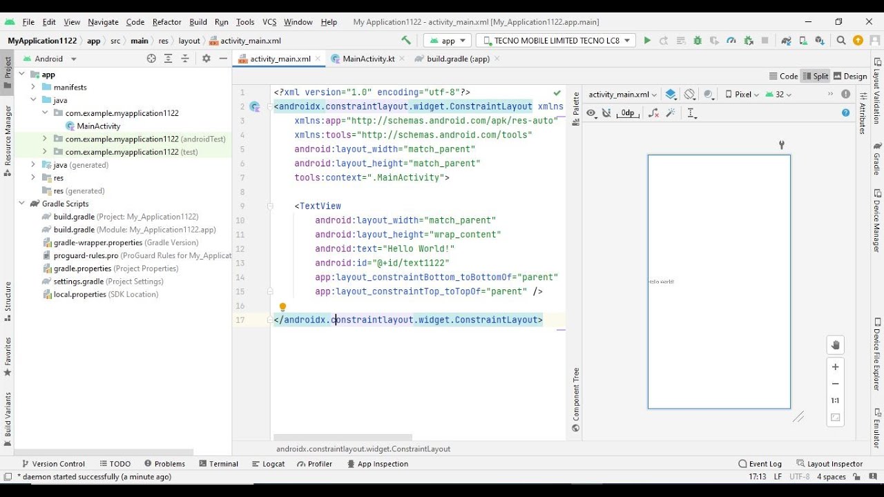 How to use ViewBinding, Android Studio, Kotlin - Forget about findViewById | Android Studio Tutorial