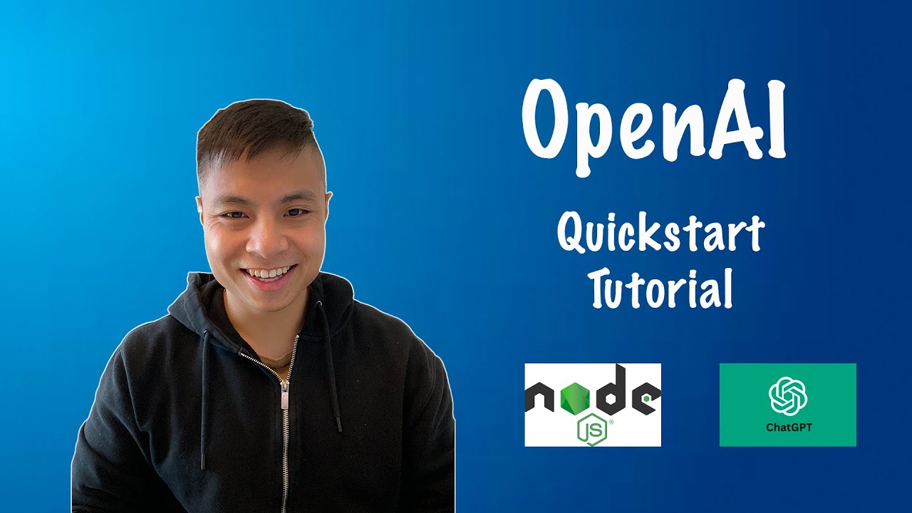OpenAI Quickstart Tutorial - NodeJS ChatGPT