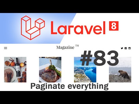 Learn 83 Laravel 8 News Website | Paginate everything | Quick programming tutorial - Mind Luster