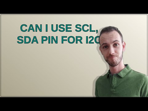 Can i use SCL, SDA pin for I2C