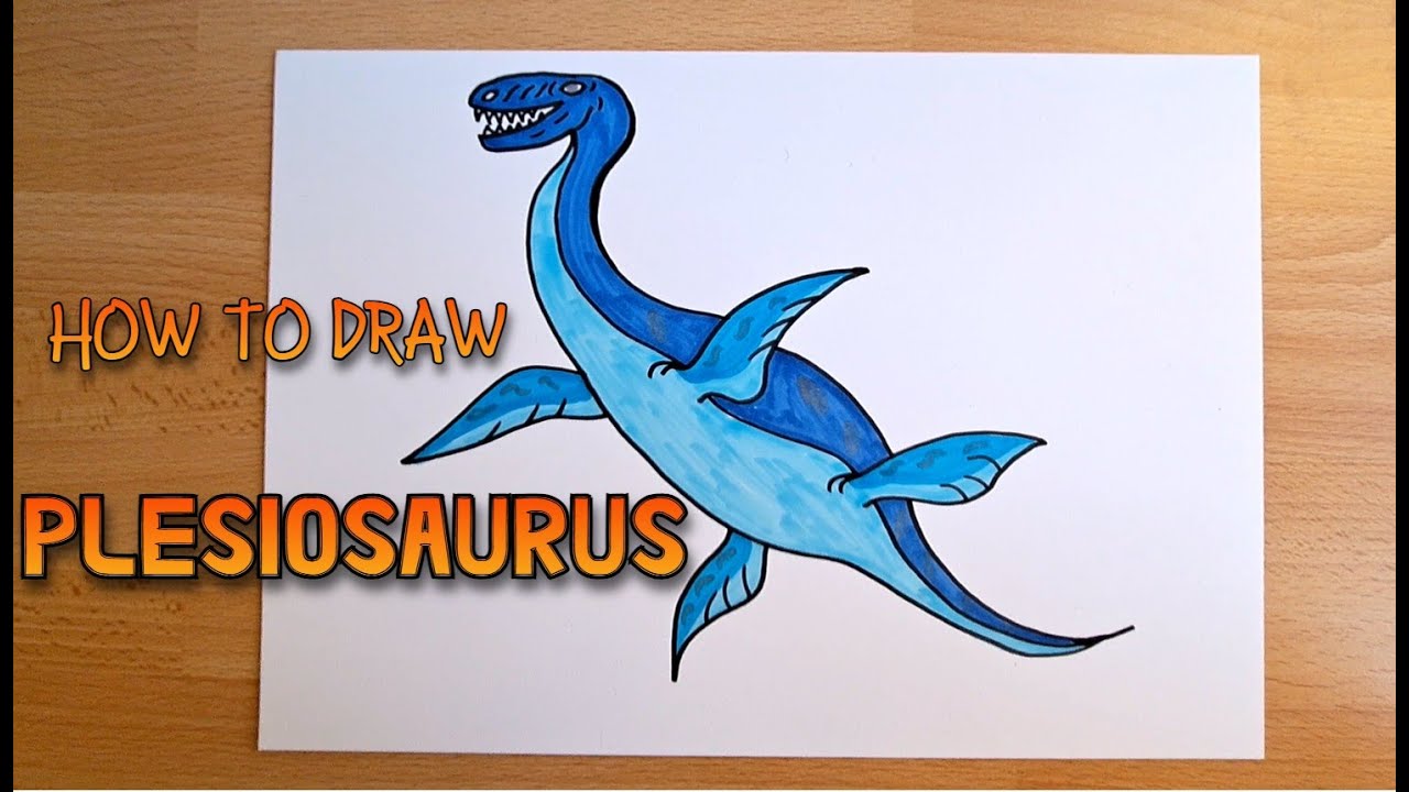 How to Draw a Plesiosaurus  | Prehistoric Dinosaur || Step By Step