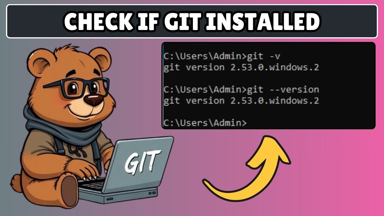 How to Check if Git is Installed on Windows