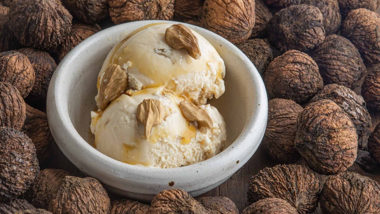 Maple Black Walnut Ice Cream