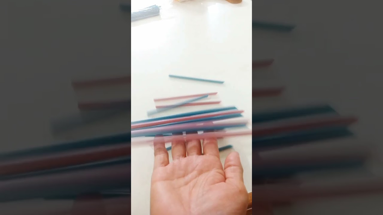 Straws in Reverse #shorts