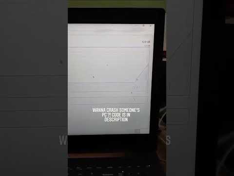 Crash a PC with thisexecutable in less than 7 seconds Code https github com encodedguy crash
