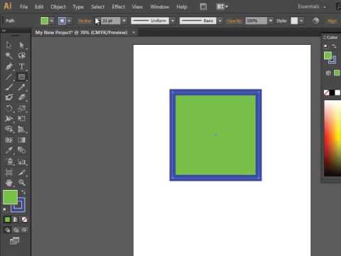 Double Effect Training House Adobe Illustrator CS6 Basic Colour Introduction