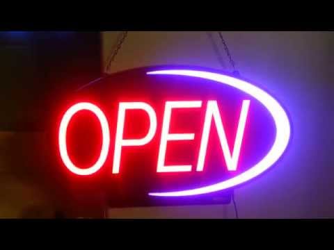 Anuncio Neon Open Newon - Led Multi-color Open Sign | Mercado Libre