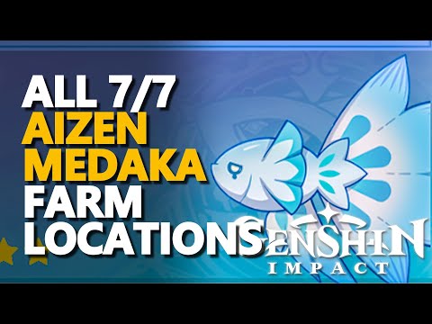 Aizen Medaka Genshin Impact All Locations