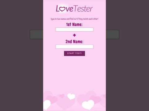 Download Love Calculator for FREE l❤️| Match Test💕#love #lovetester #lovetestgame