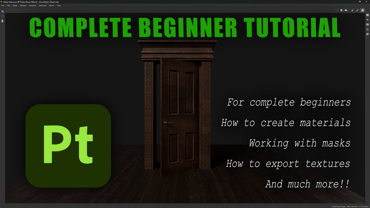 Substance Painter Beginner Tutorial | 2026 | Complete Guide for Game Developers & Artists
