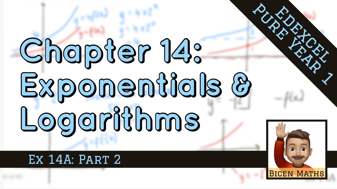 Exponentials & Logarithms 2 • Sketching/Transforming Exponential Graphs • P1 Ex14A • 🤖