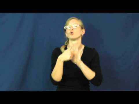 American Sign Language ASL Video Dictionary - symptom