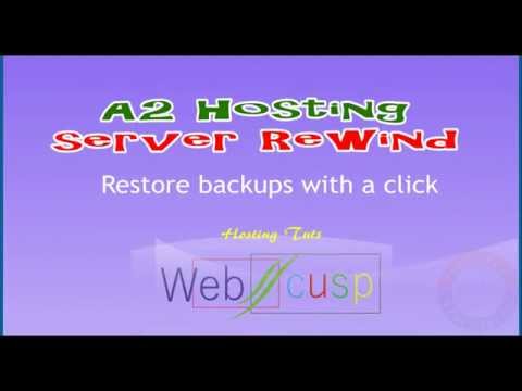A2 Hosting Server Rewind - One click restore utility