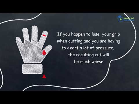 How to prevent cuts and lacerations