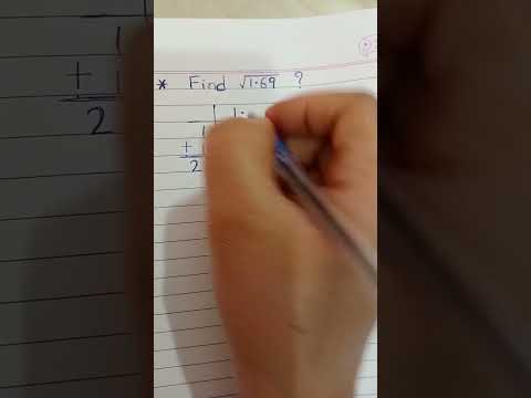 SQUARE ROOT OF 1.69