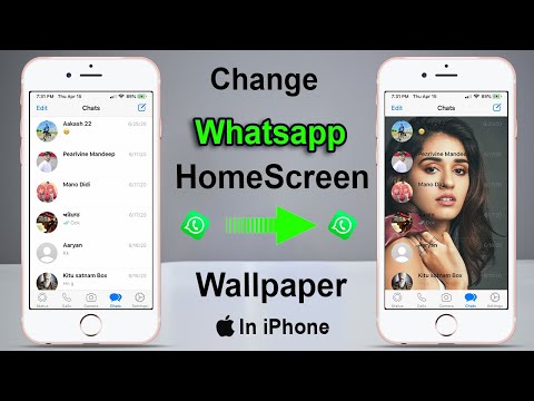 How to Change Whatsapp Home Screen Wallpaper on iPhone๐ฅ๐ฅ๐ฅ