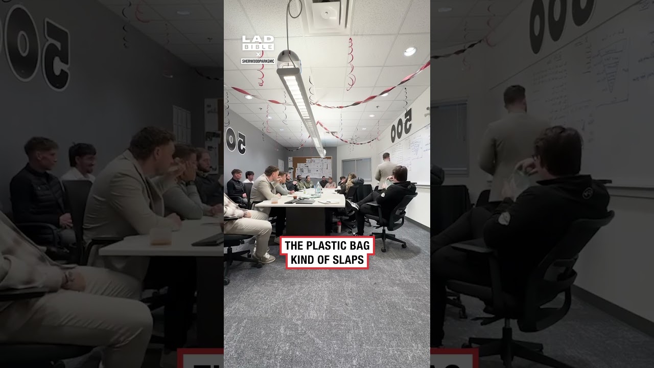 Drinking From Anything But A Glass Cup Until Boss Notices 💀 (🎥: IG/ sherwoodparkgmc)