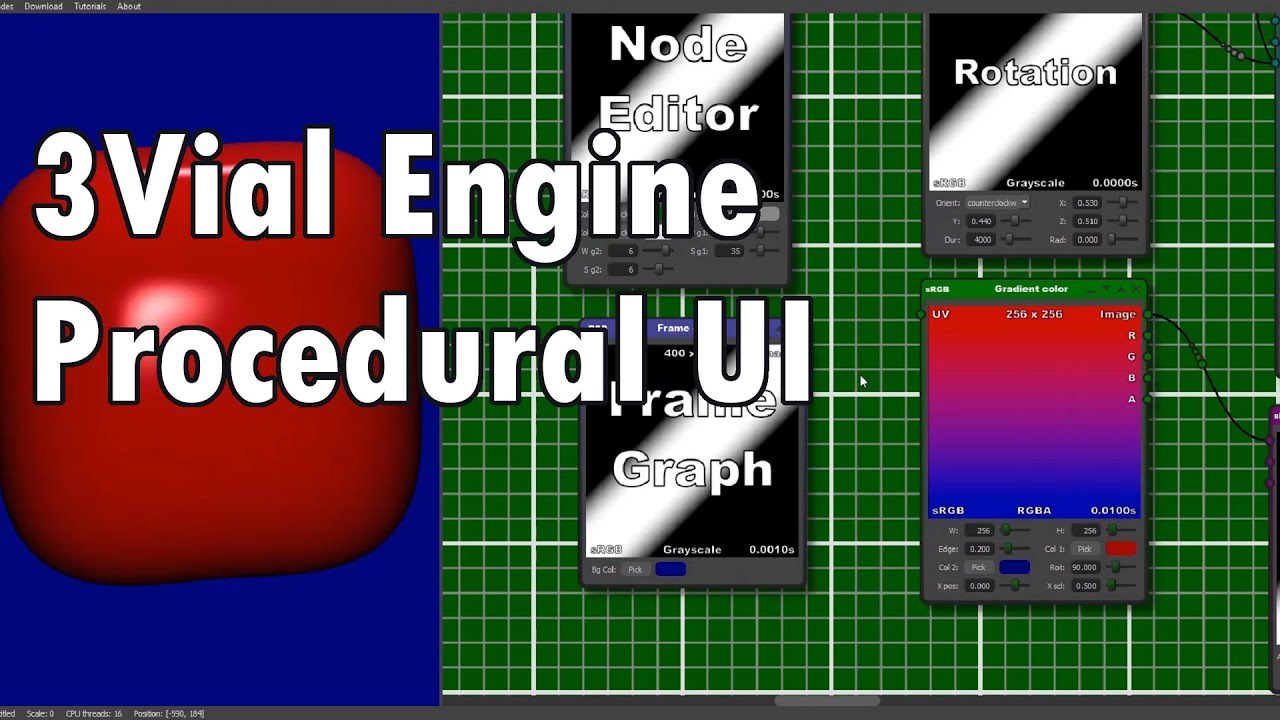 3Vial Engine - Procedural User Interface