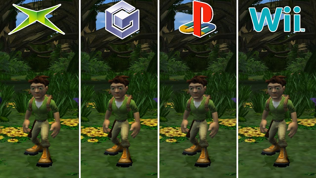 Pitfall: The Lost Expedition (2004) Xbox vs GameCube vs PS2 vs Wii (Best Graphics Comparison!)