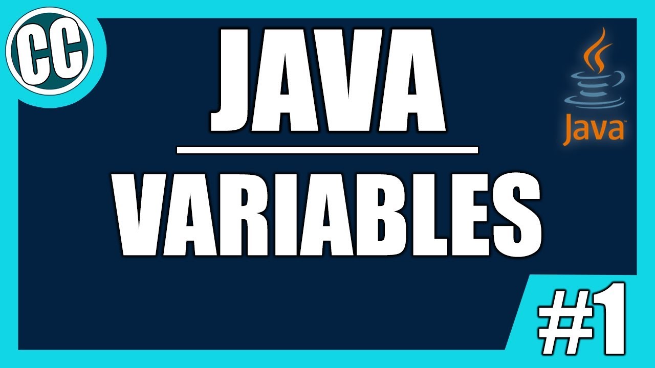 JAVA #1  - Variables and Writing your first code
