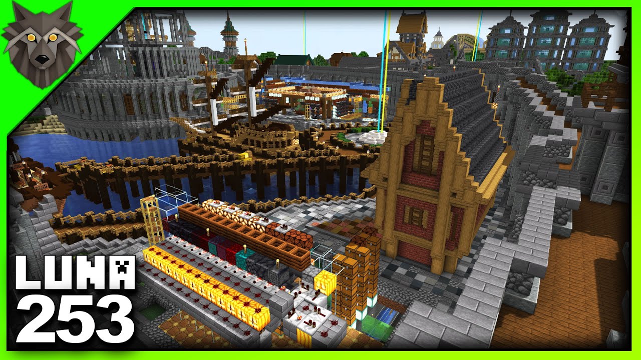 MINECRAFT Survival 253 | The SORTING Begins! | Storage System | LUNA SSP Phase 3