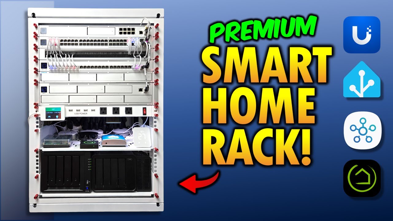 My 2025 SMART HOME Network RACK! (Build & Tour)