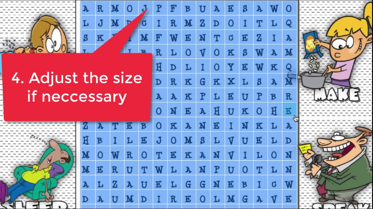 How to add word search puzzles - liveworksheets.com